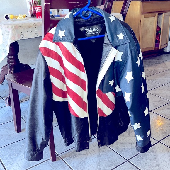 Vilanto | Jackets & Coats | Vilanto Leather Usa Jacket | Poshmark